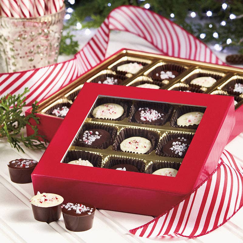 Harbor Sweets Chocolates - Chocolate & Peppermint Truffles - 16 pc ...