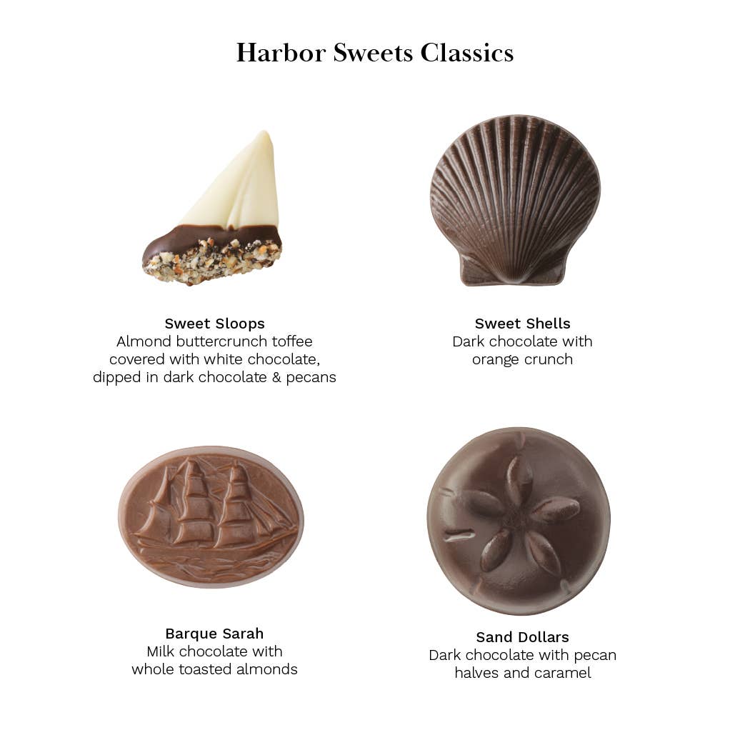 Harbor Sweets Chocolates - Thank You Chocolate Assortment - 20 pc ...